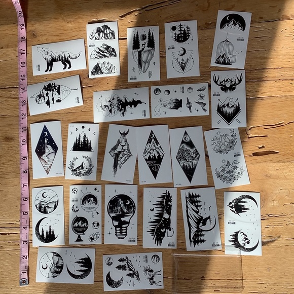 instant tattoo | Accessories | 4 Tattoos Tattoo Nature Hipster Animals ...